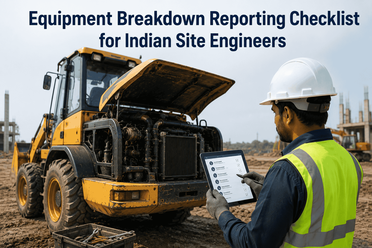 Equipment Breakdown Reporting Checklist for Indian Site Engineers